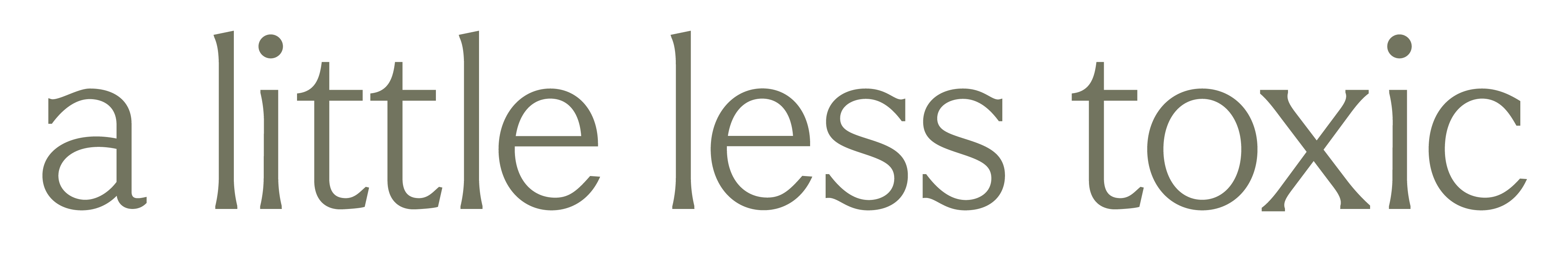 A Little Less Toxic - Making Home & Life A Little Less Toxic